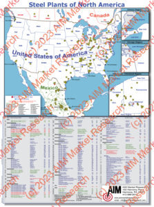 Featured Map – 2023 Steel Plants of North America